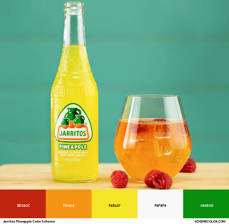 Jarritos Pineapple Color Scheme - Image Color Palettes - SchemeColor.com