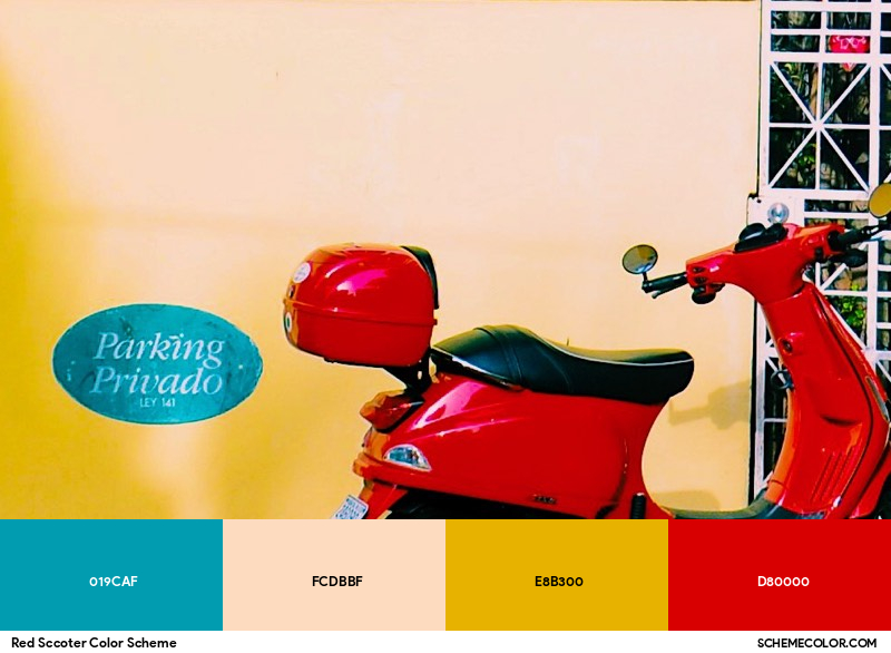 Red Sccoter Color Scheme - Image Color Palettes - SchemeColor.com