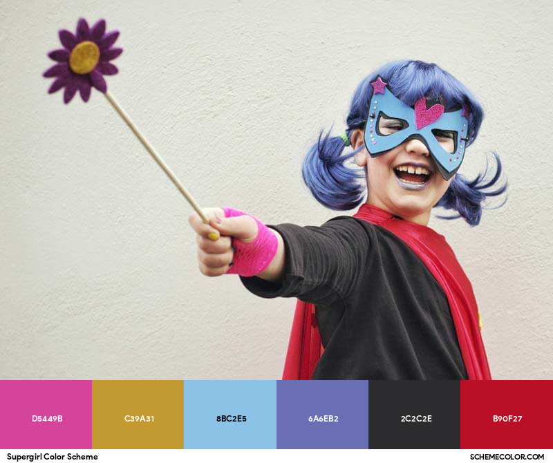 Supergirl Color Scheme - Image Color Palettes - SchemeColor.com