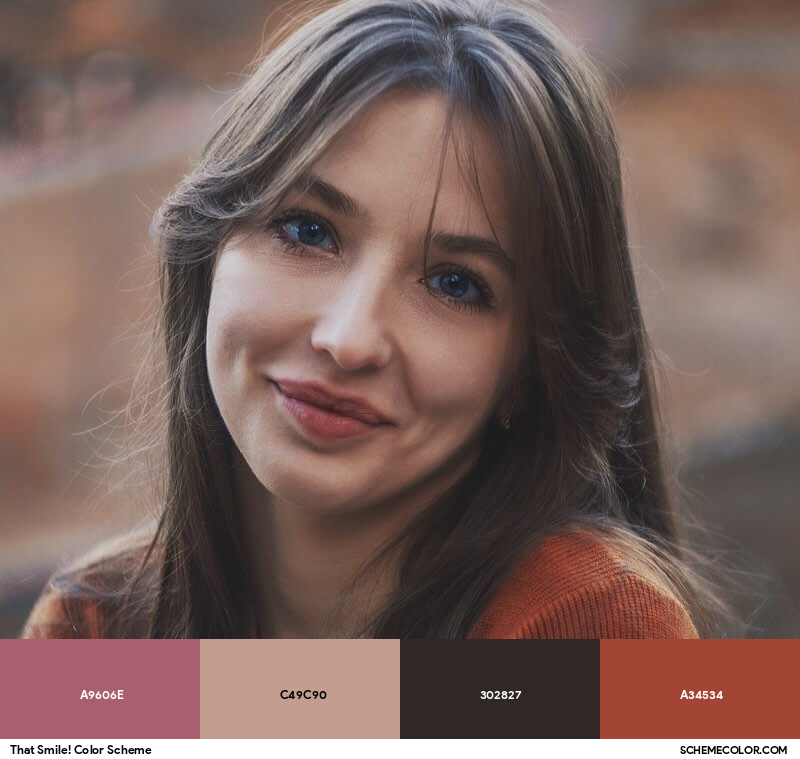 That Smile! Color Scheme - Image Color Palettes - SchemeColor.com