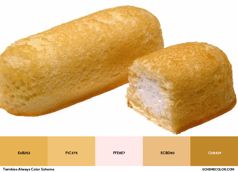 Twinkies Always Color Scheme - Image Color Palettes - SchemeColor.com