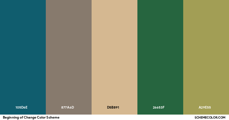 Beginning of Change Color Scheme - Palettes - SchemeColor.com