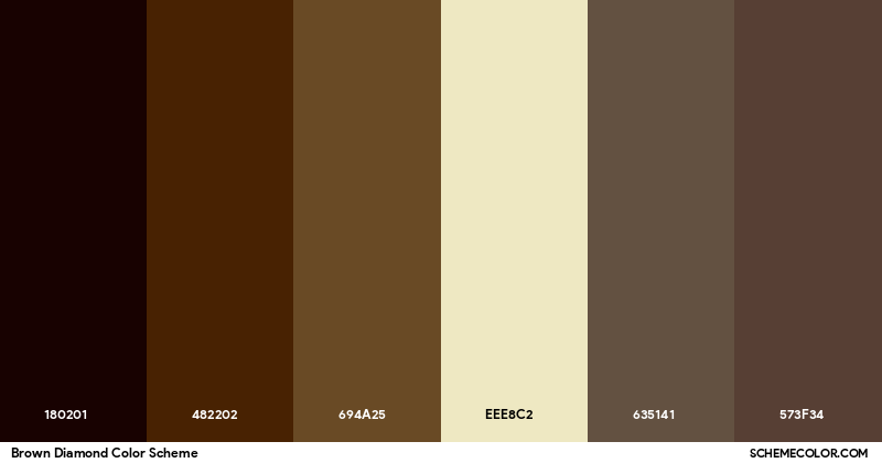 Brown Diamond Color Scheme - Palettes - SchemeColor.com
