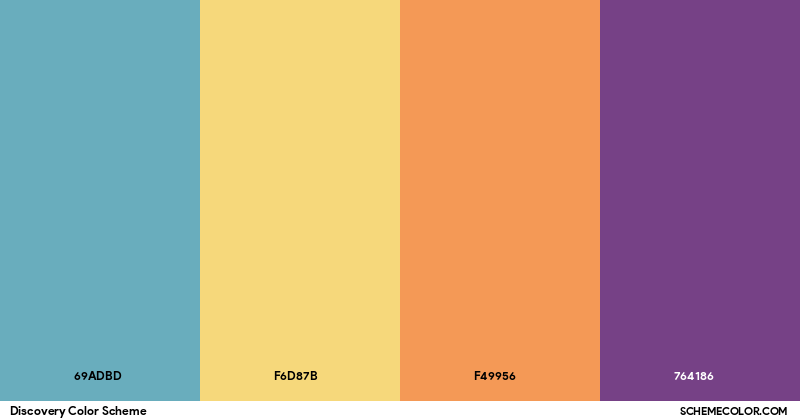 Discovery Color Scheme - Palettes - SchemeColor.com
