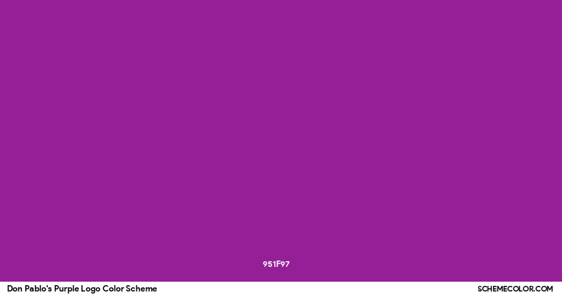 Don Pablo's Purple Logo Color Scheme - Palettes - SchemeColor.com