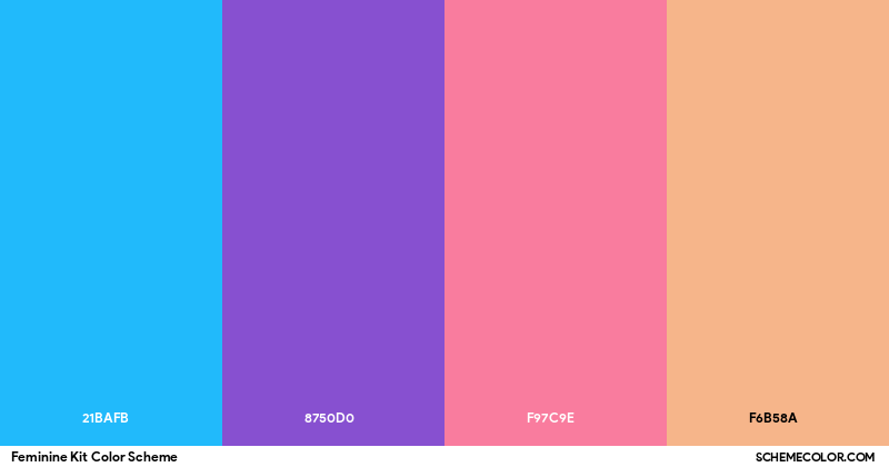 Feminine Kit Color Scheme - Palettes - SchemeColor.com