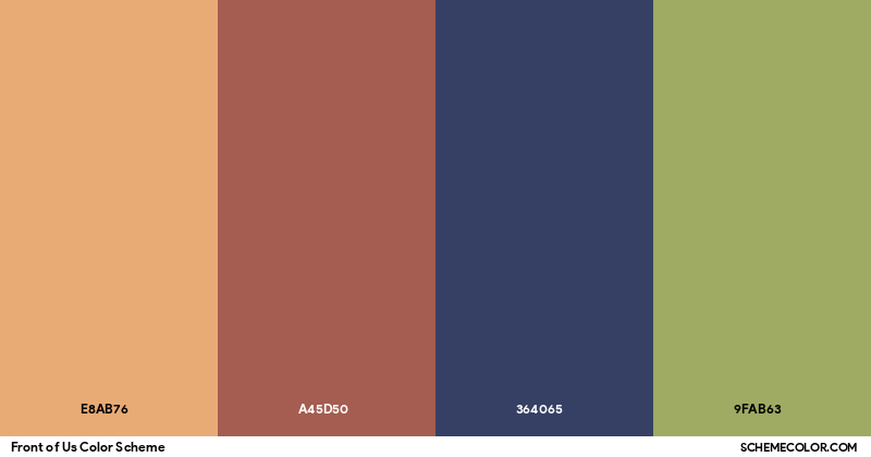 Front of Us Color Scheme - Palettes - SchemeColor.com