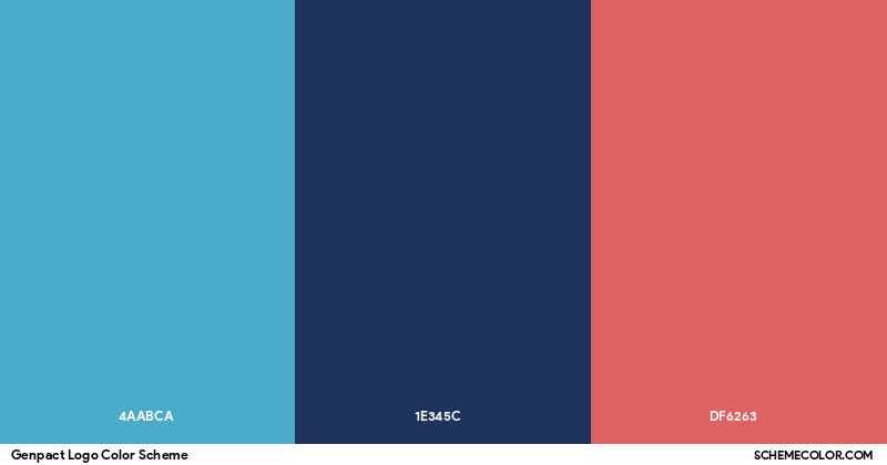 Genpact Logo Colors - Brands and Logos - SchemeColor.com
