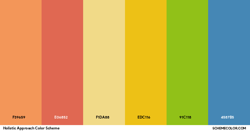 Holistic Approach Color Scheme - Palettes - SchemeColor.com