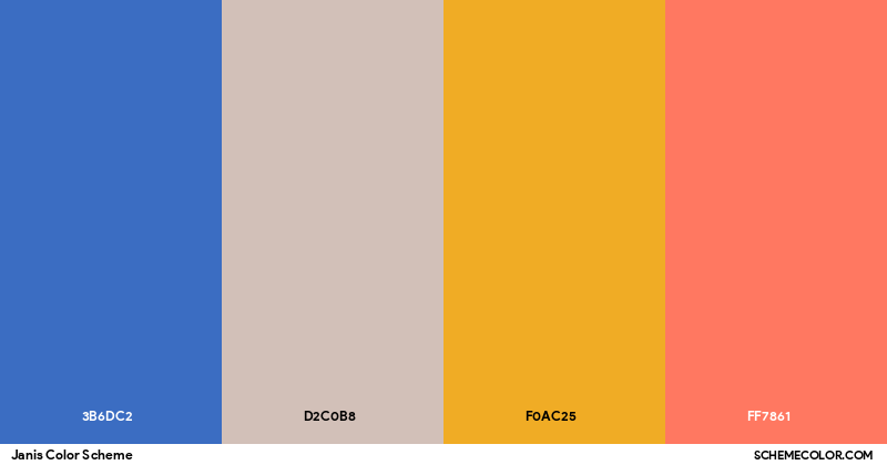 Janis Color Scheme - Palettes - SchemeColor.com