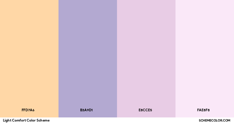 Light Comfort Color Scheme - Palettes - SchemeColor.com