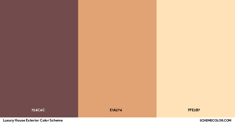 Luxury House Exterior Color Scheme - Palettes - SchemeColor.com