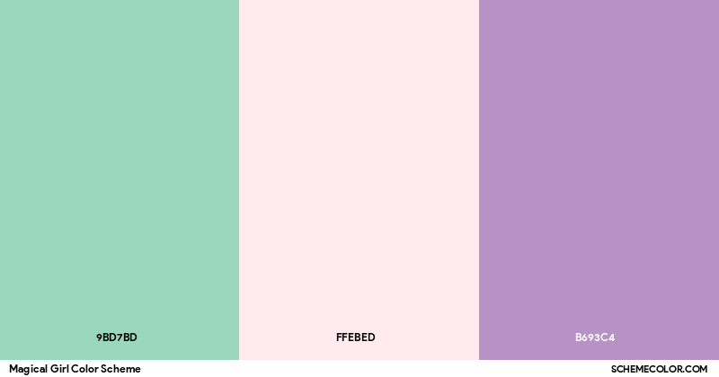 Magical Girl Color Scheme - Palettes - SchemeColor.com
