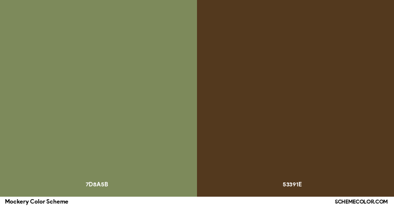 Mockery Color Scheme - Palettes - SchemeColor.com