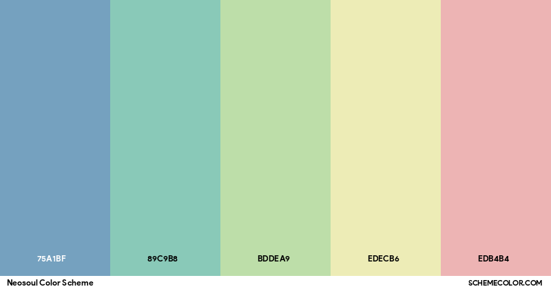 Neosoul Color Scheme - Palettes - SchemeColor.com