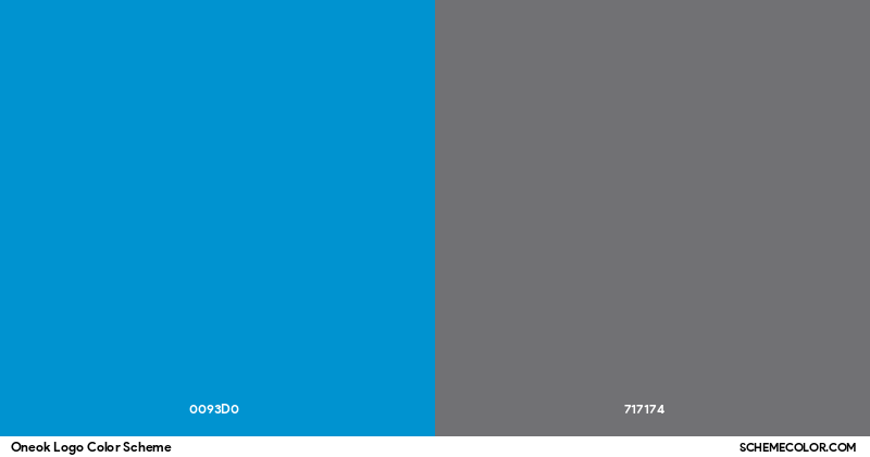 Oneok Logo Color Scheme - Palettes - SchemeColor.com