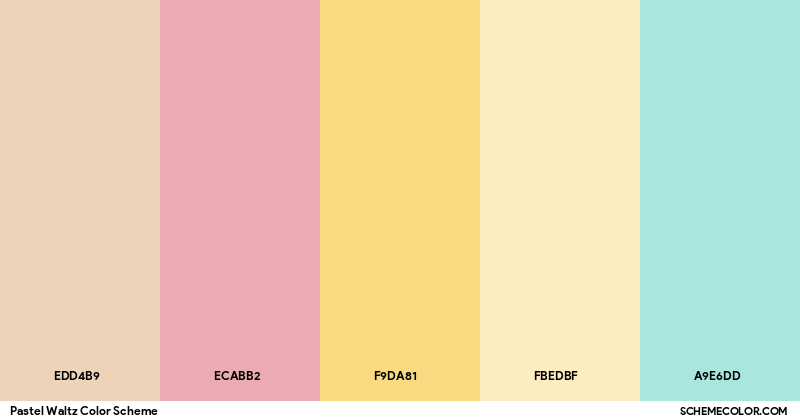 Pastel Waltz Color Scheme - Palettes - SchemeColor.com