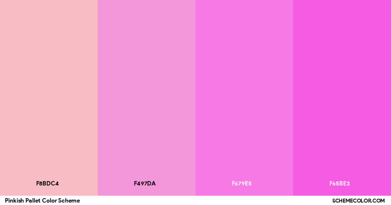 Pinkish Pallet Color Scheme - Palettes - SchemeColor.com
