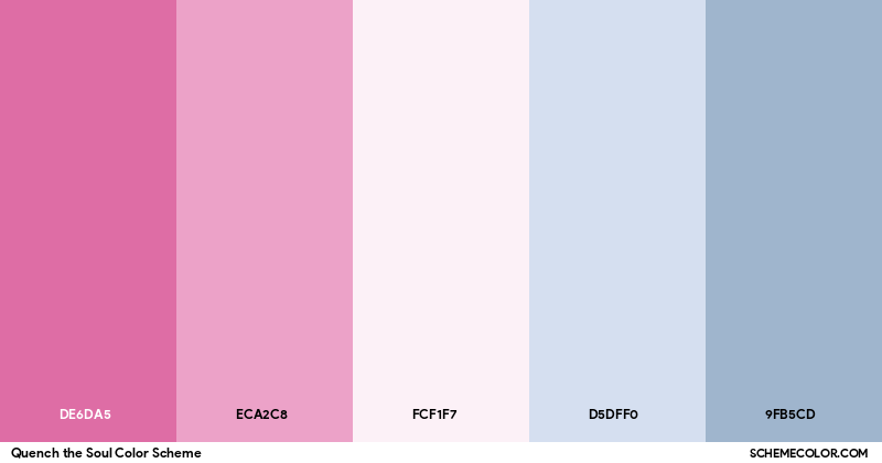 Quench the Soul Color Scheme - Palettes - SchemeColor.com