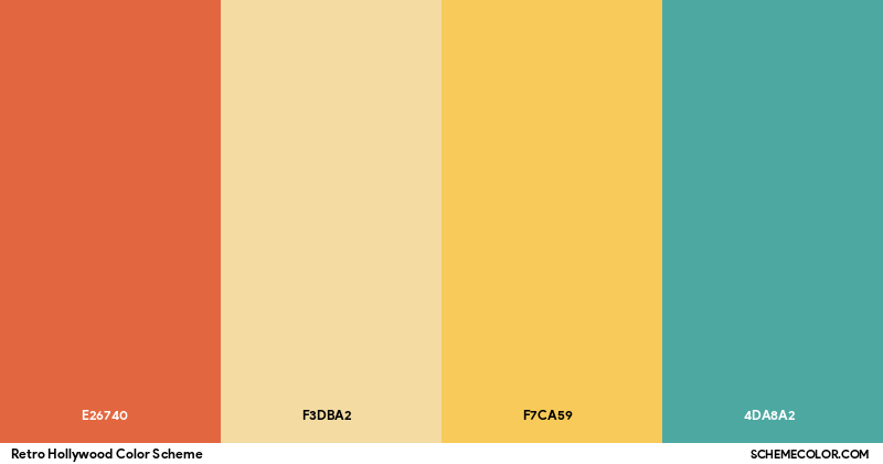 Vintage Hollywood Colors Classic Hollywood Designs, Themes, Templates