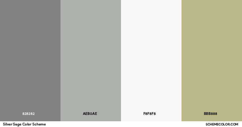 Silver Sage Color Scheme - Palettes - SchemeColor.com