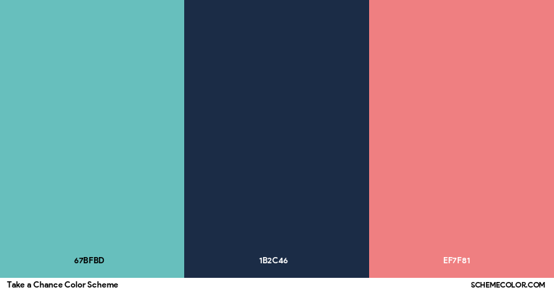 Take a Chance Color Scheme - Palettes - SchemeColor.com