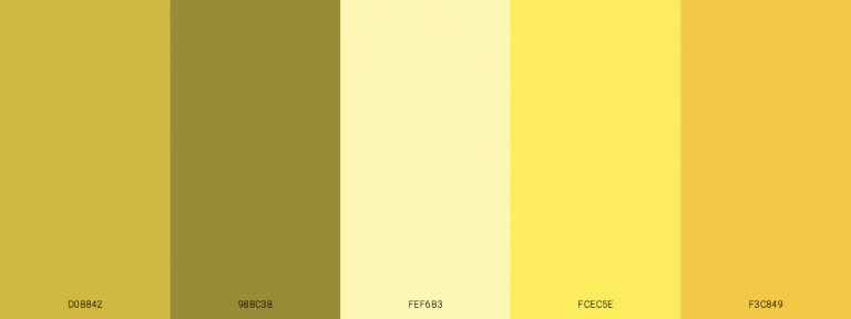 20 Best Gold Monochromatic Color Palettes - Blog - SchemeColor.com