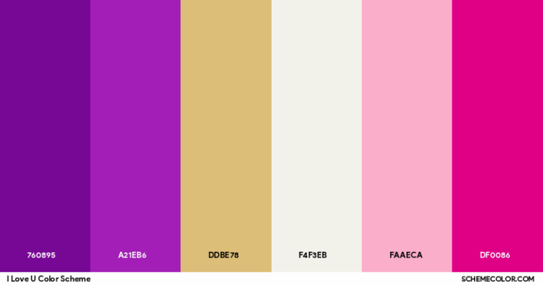 Romantic Color Palettes inspired by Love - Blog - SchemeColor.com